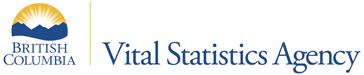 BC Vital Statistics Agency - Maintenance page